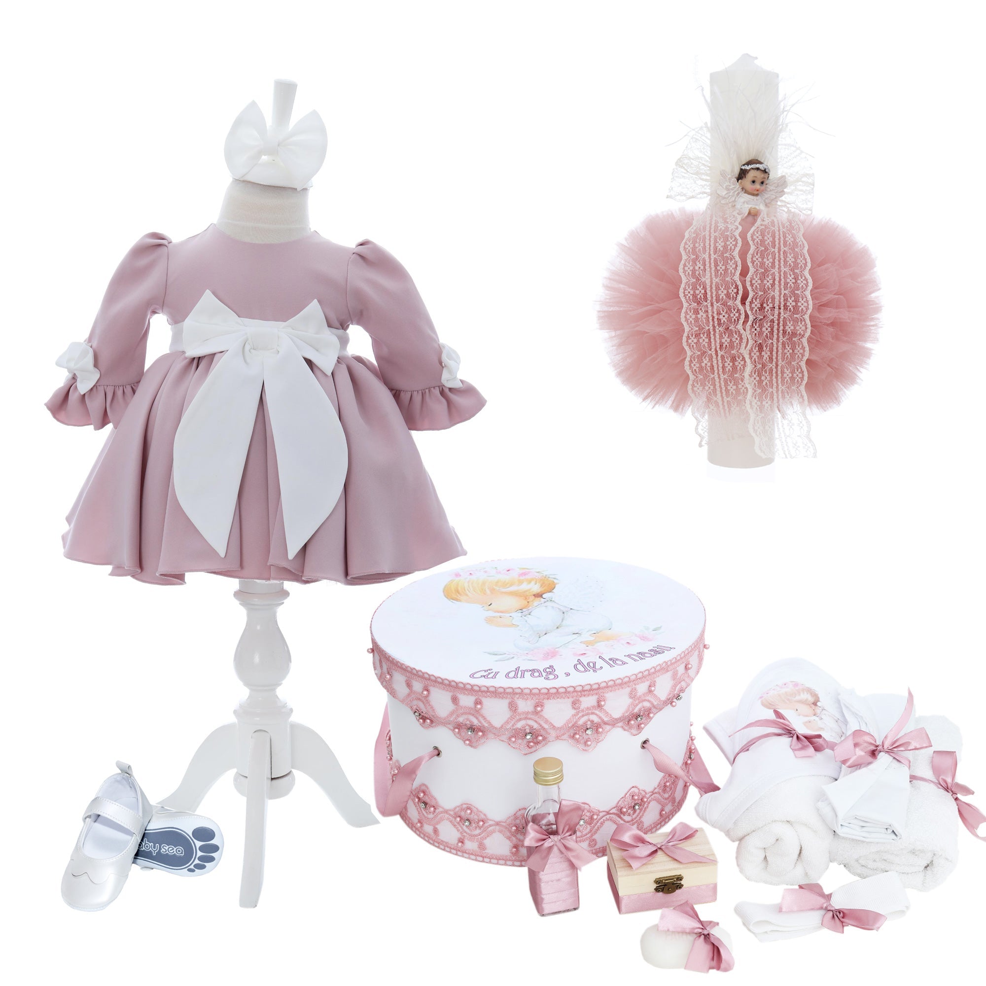 Seturi complete pentru botez fete – Kids Magazin